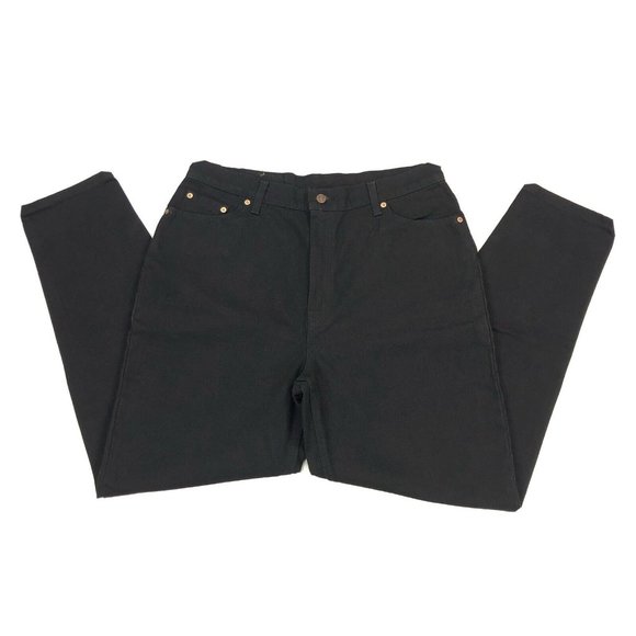 Levi's | Jeans | Vtg Levis 522 Womens Jeans Black Size 8 Tapered Fit ...